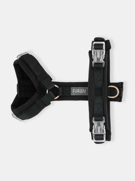 Harnais pour chien ultra léger Comfort - Noir - Furlou - inooko
