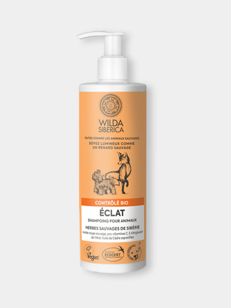Shampoing bio pour chien et chat - Brilance - Wilda Siberica - inooko