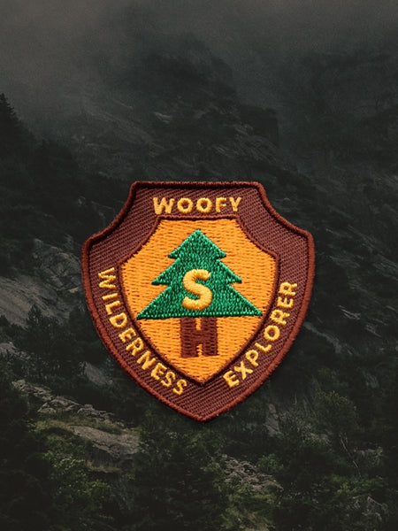 Badge thermocollant Woofy Wilderness Explorer - Scout's Honour – inooko